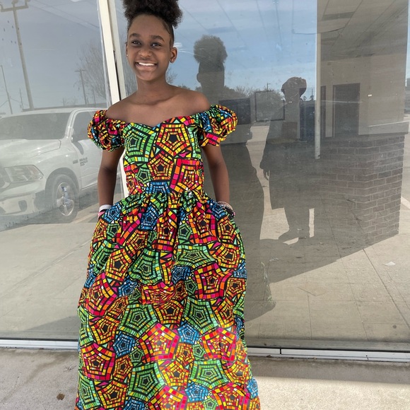 veroex | Dresses | African Clothing For Women Ankara Kente Long Maxi ...